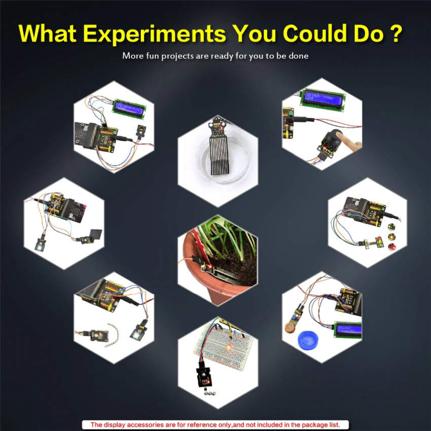 Keyestudio 37 in 1 Sensor Starter Kit Kit for micro:bit (須另購micro:bit ...