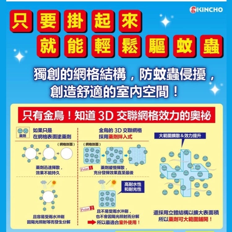 日本金鳥 KINCHO 366天 長效持久防蚊掛, 驅蚊蟲,虫不來｜日本製造｜無香料｜無味｜簡單驅蟲防蚊｜日本防蚊產品始祖 - PPC Online Shop