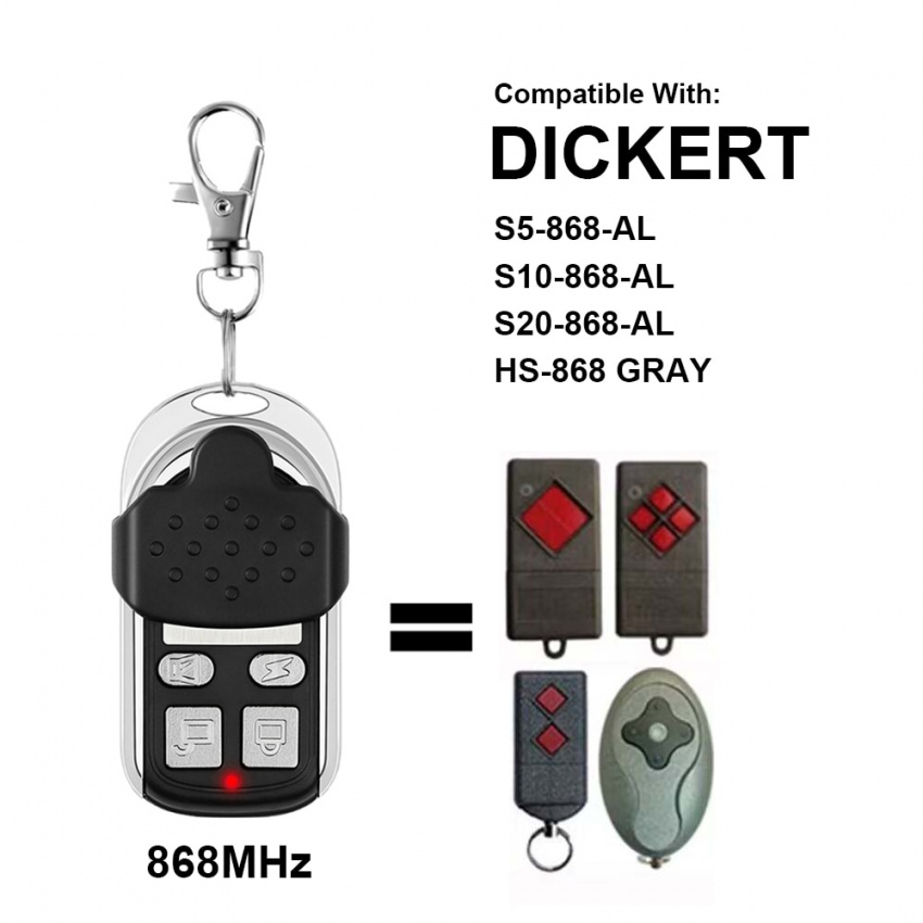 For HORMANN Marantec Berner ELV CONRAD BelFox DICKERT Garage Remote Control Clone 868.3MHz 868 ...