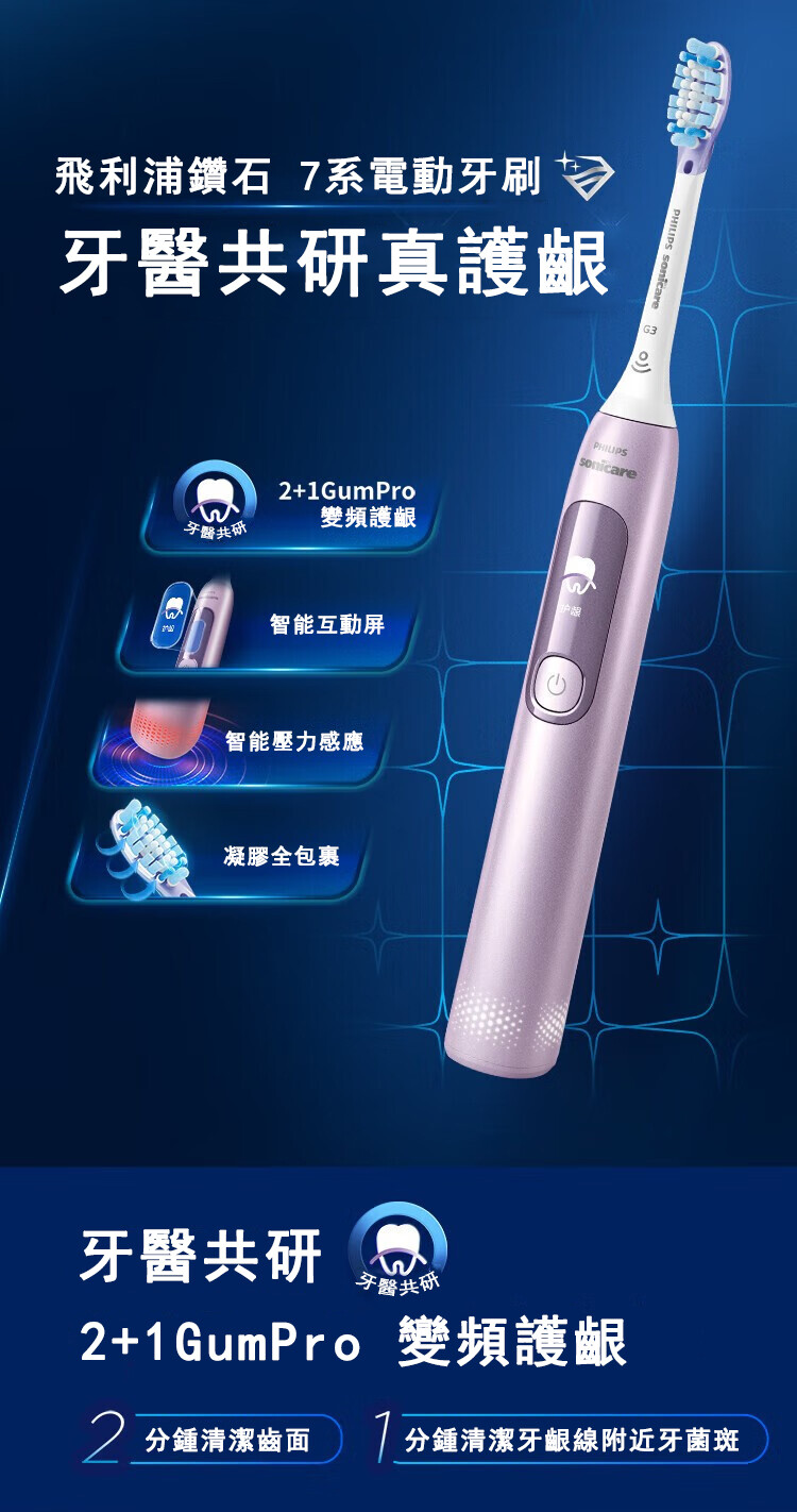 Philips 飛利浦 超聲波電動牙刷 HX3792 - 潮流特區